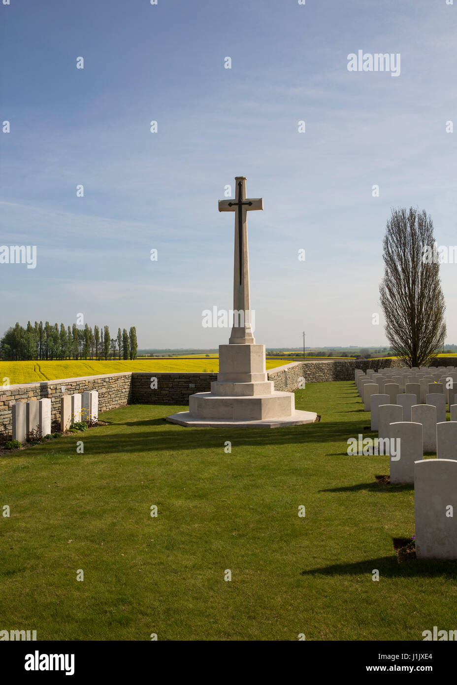 Awoingt British CWGC Cemetery of the Great War Stock Photo - Alamy