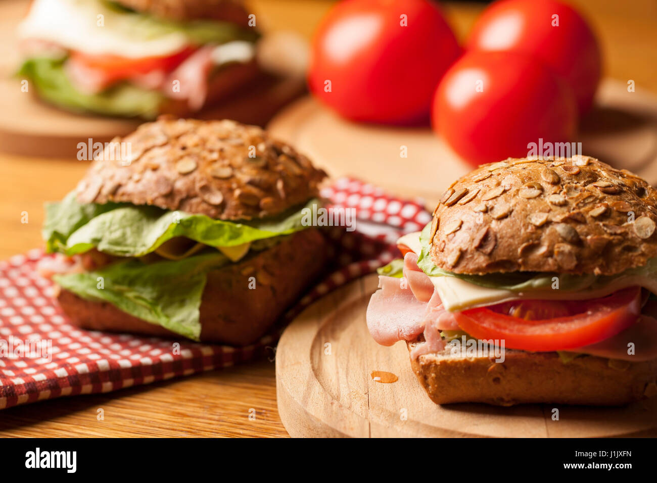 Healthy morning sandwich Stock Photo - Alamy