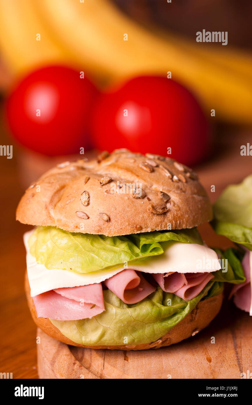 Healthy morning sandwich Stock Photo - Alamy