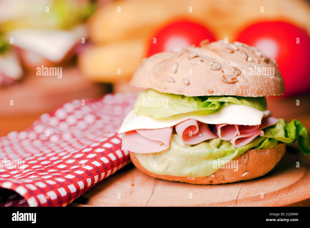Healthy morning sandwich Stock Photo - Alamy