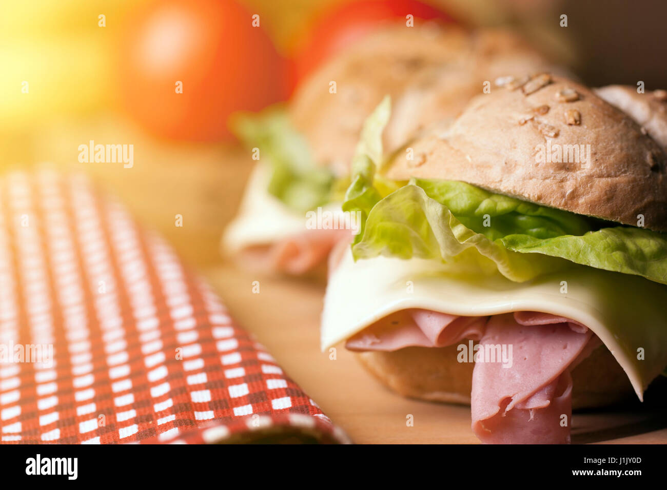 Healthy morning sandwich Stock Photo - Alamy