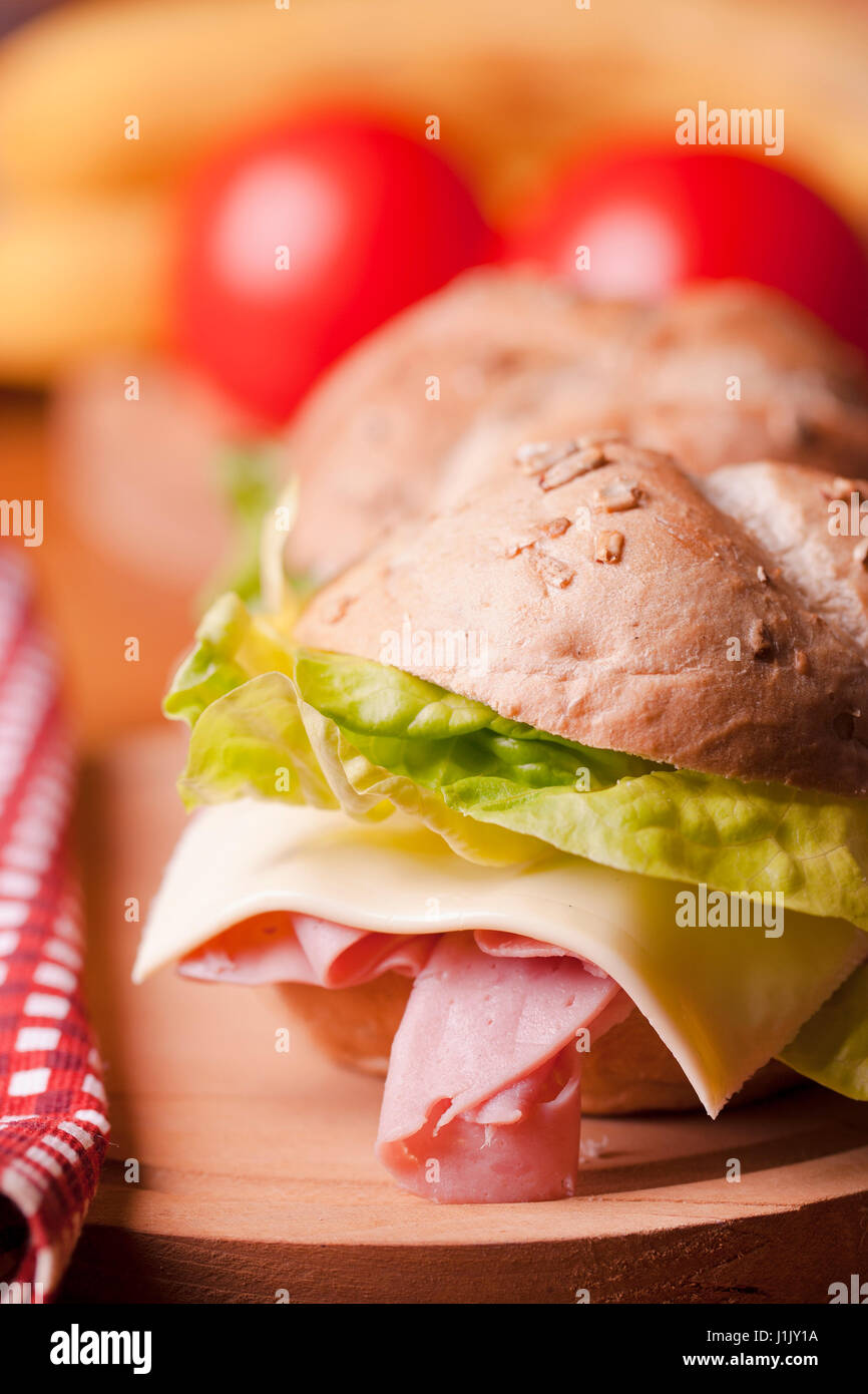 Healthy morning sandwich Stock Photo - Alamy