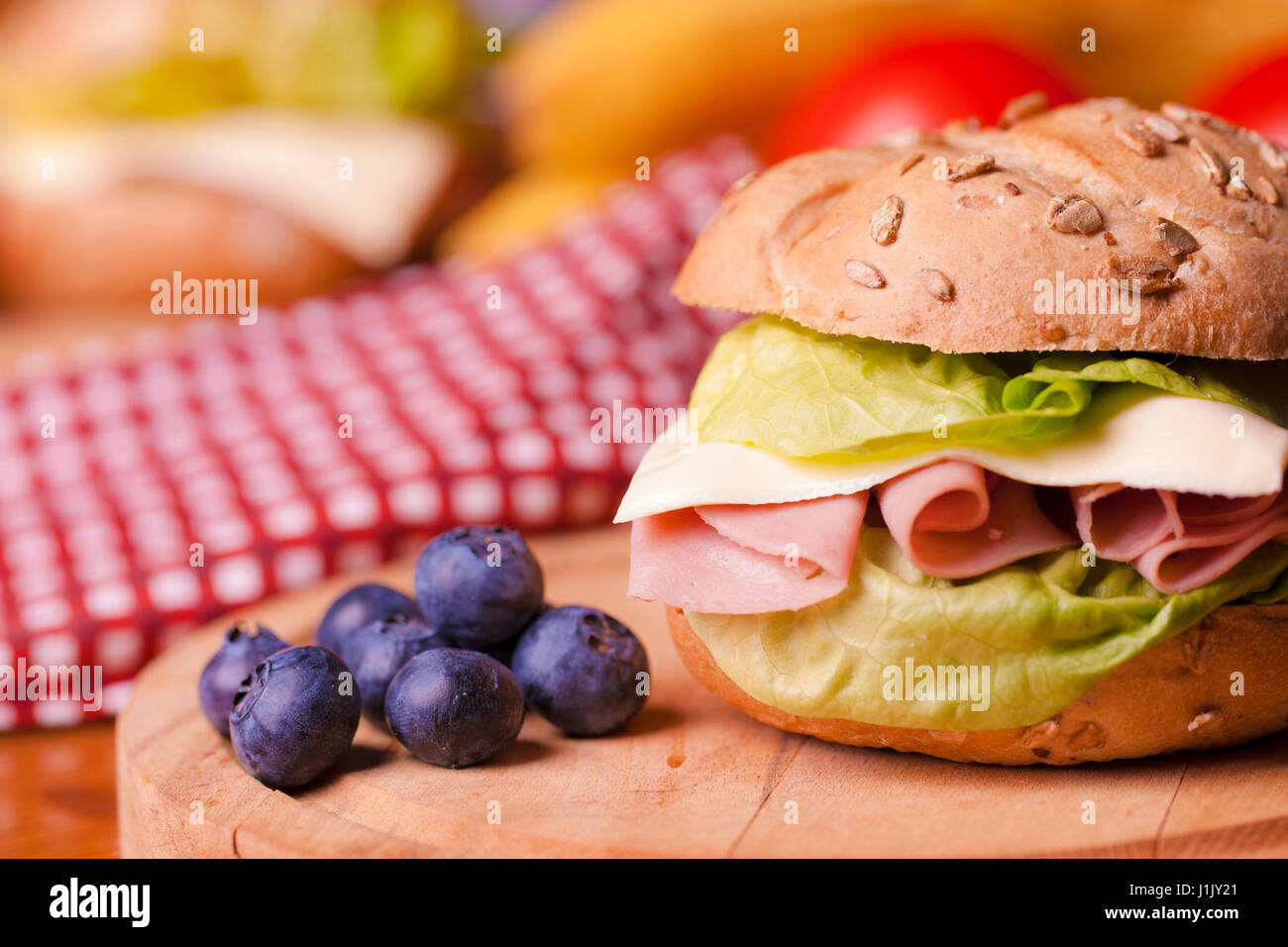 Healthy morning sandwich Stock Photo - Alamy