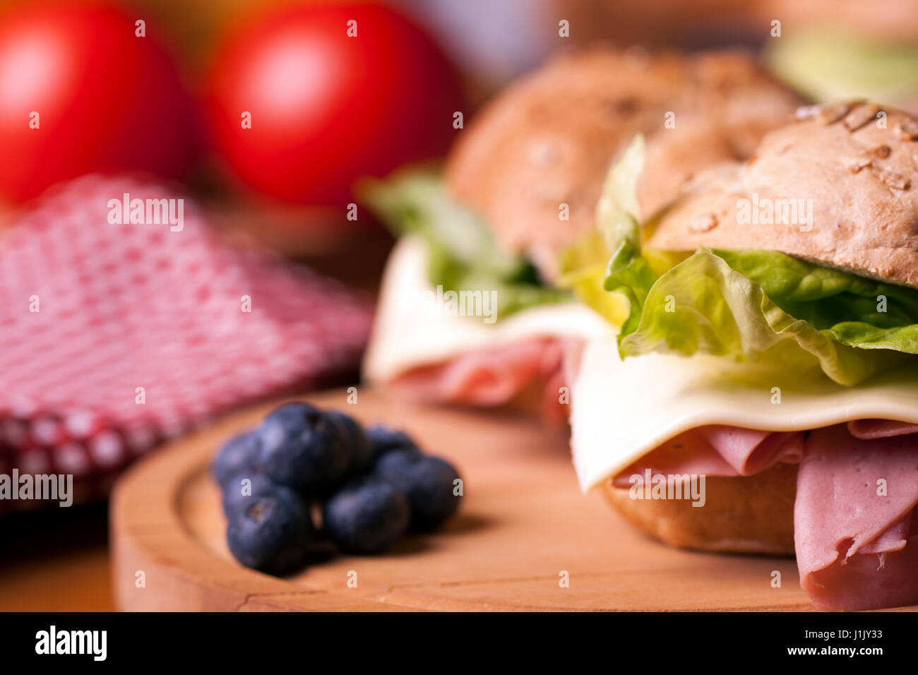 Healthy morning sandwich Stock Photo - Alamy