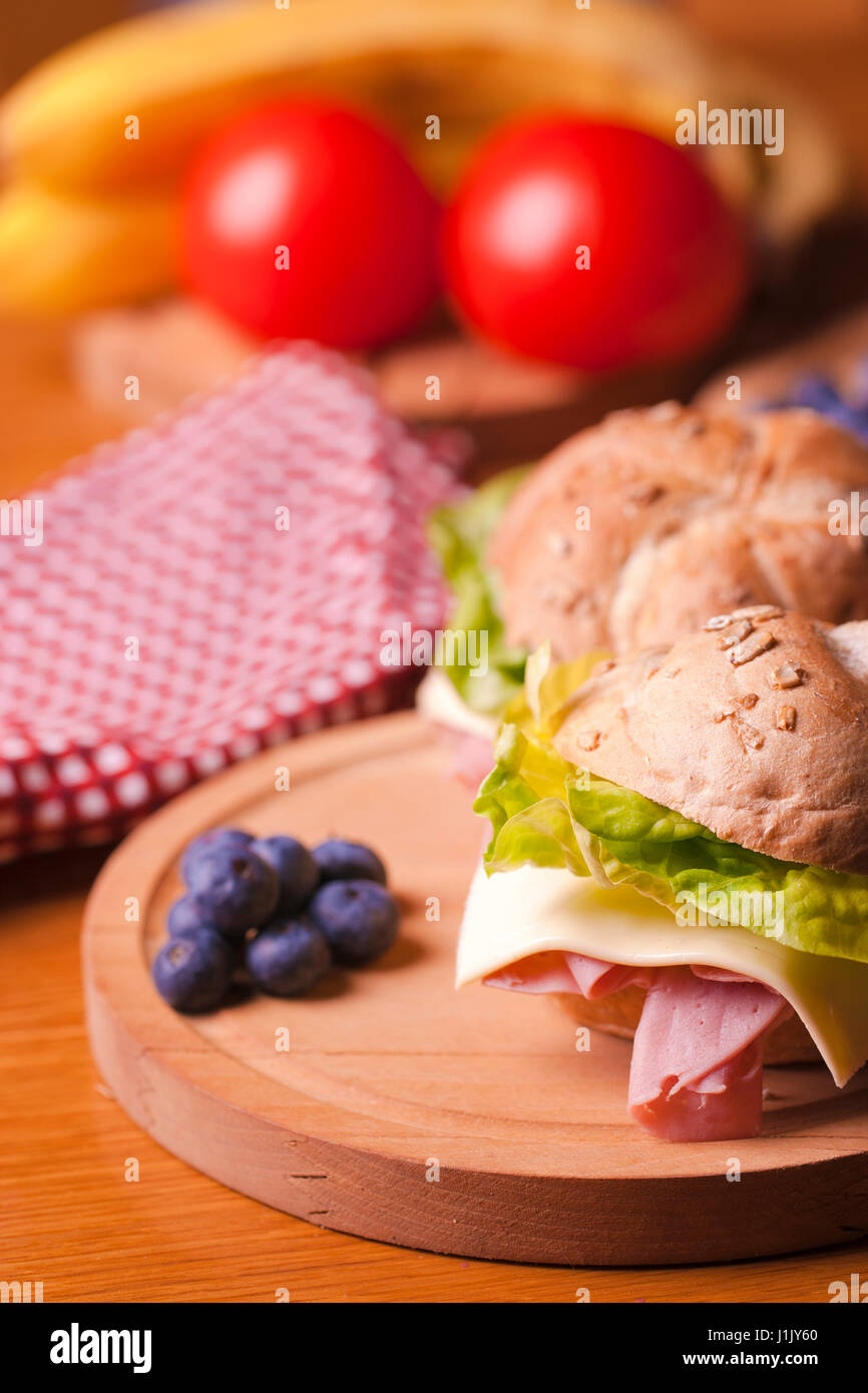 Healthy morning sandwich Stock Photo - Alamy