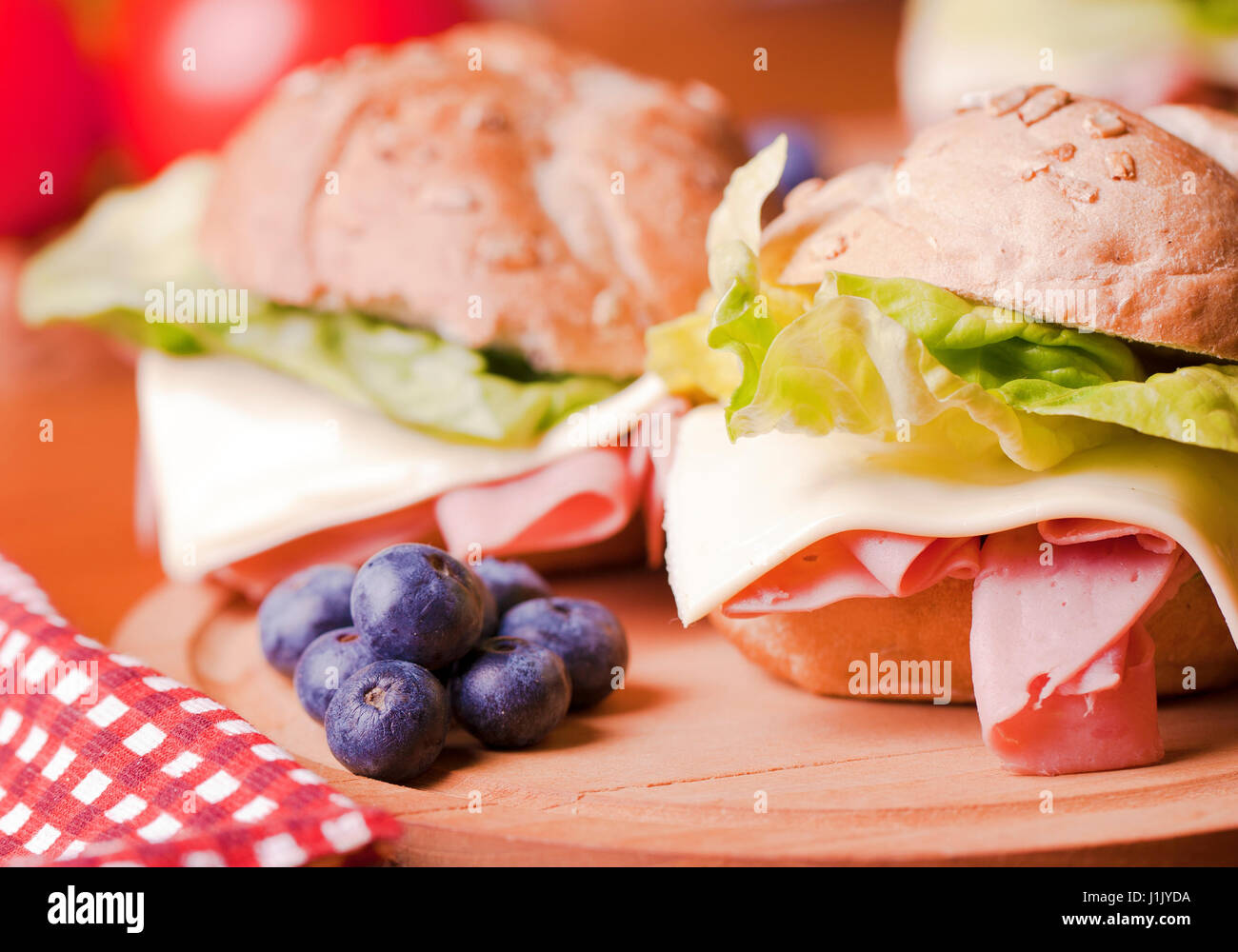 Healthy morning sandwich Stock Photo - Alamy