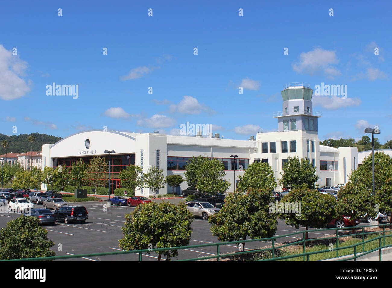 Control Tower and Hanger at the former Hamilton Field Air Force Base in ...