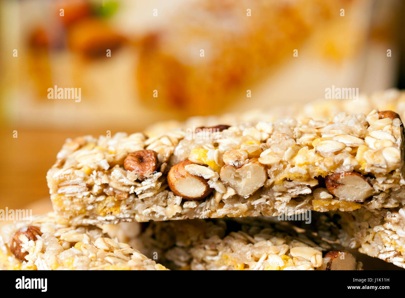 Healthy muesli snack Stock Photo - Alamy