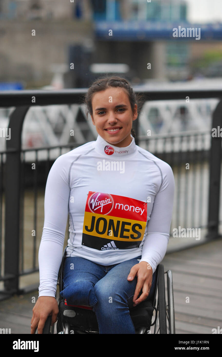 London, UK. 21st. April, 2017. Jade Jones (GBR) at the Virgin Money ...