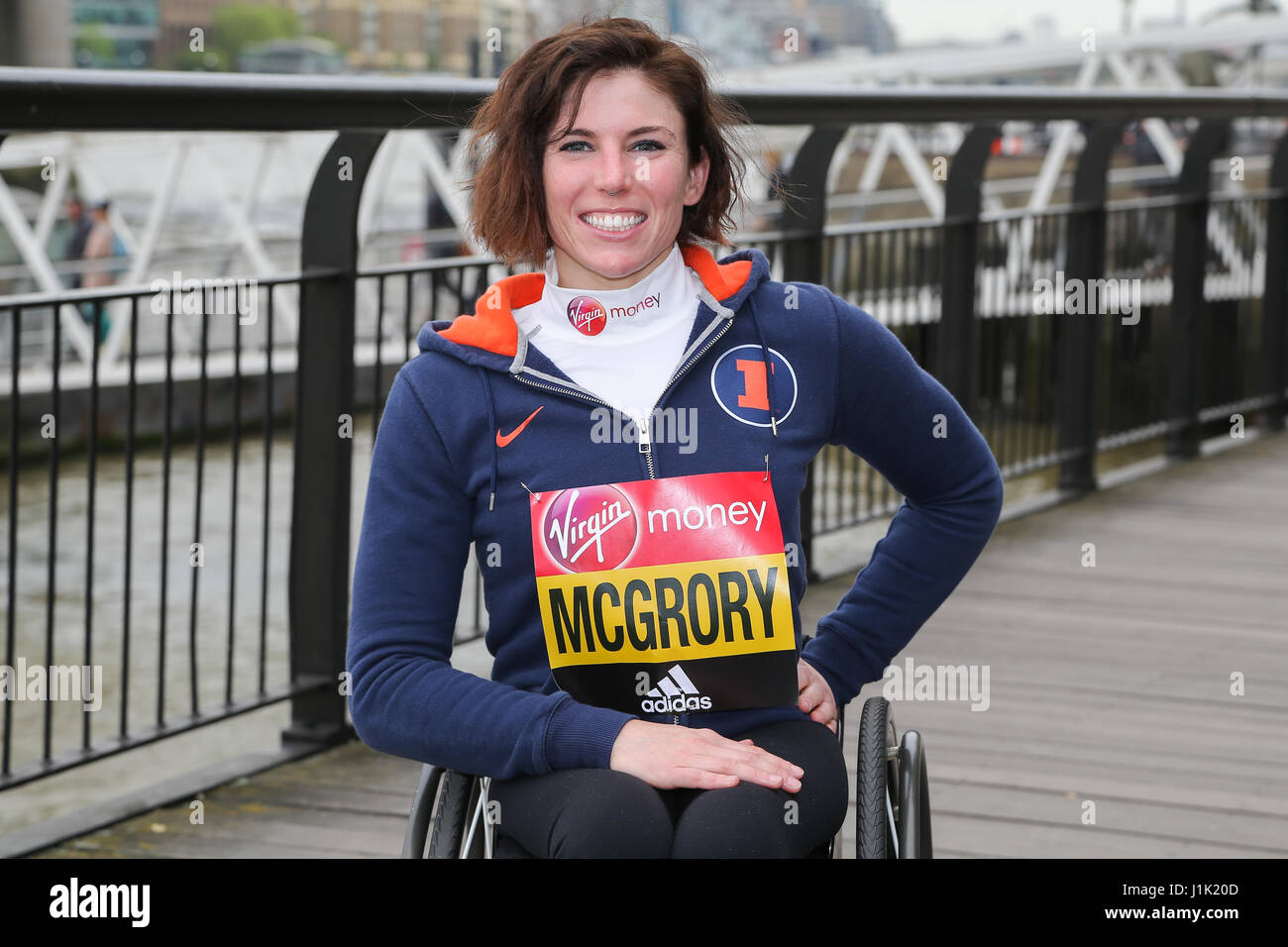 London, UK. 21st April, 2017. Amanda McGrory (USA). Photocall with ...