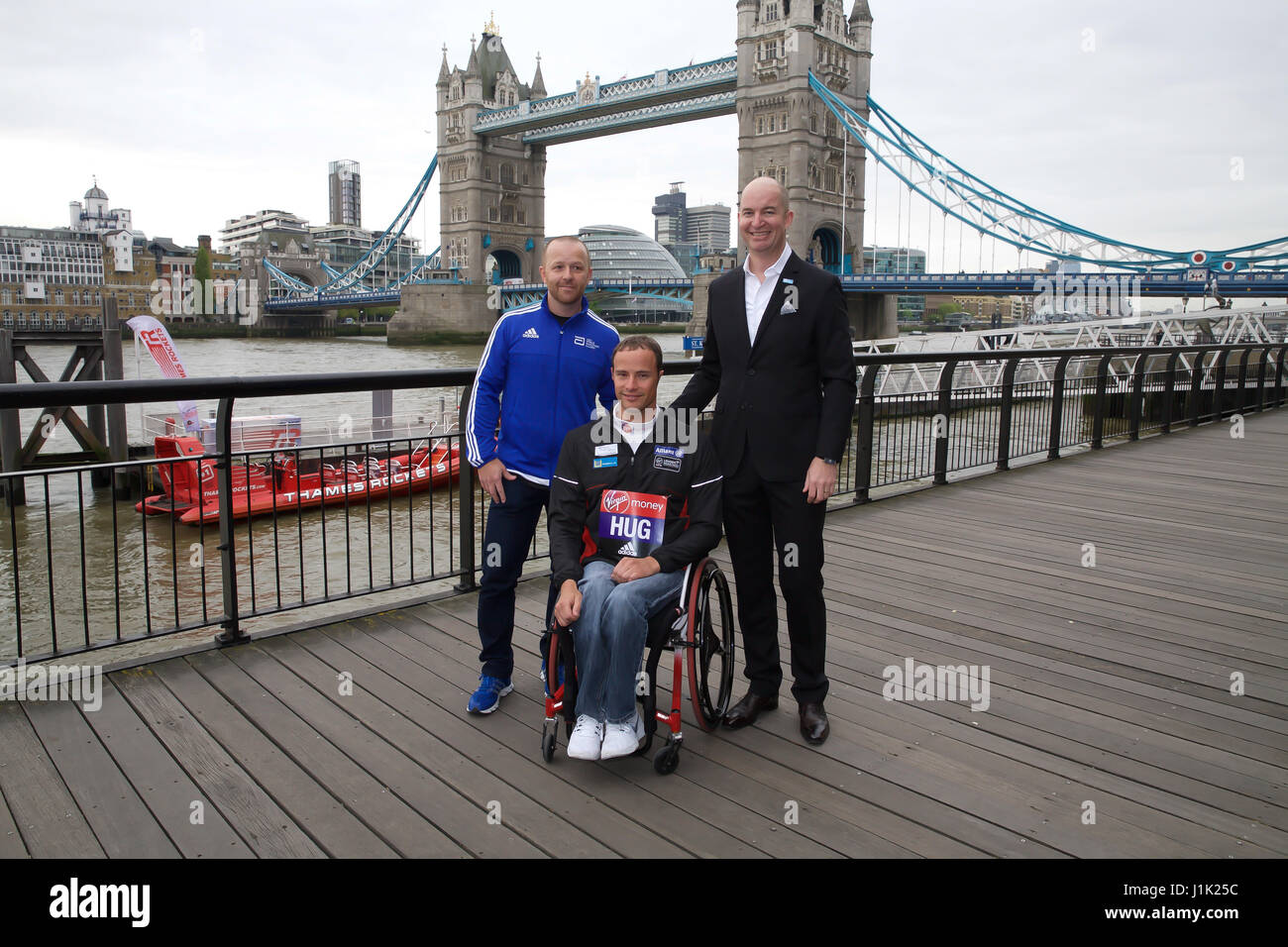 London, UK. 21st Apr, 2017. Marcel Hug attends the Official launch of ...