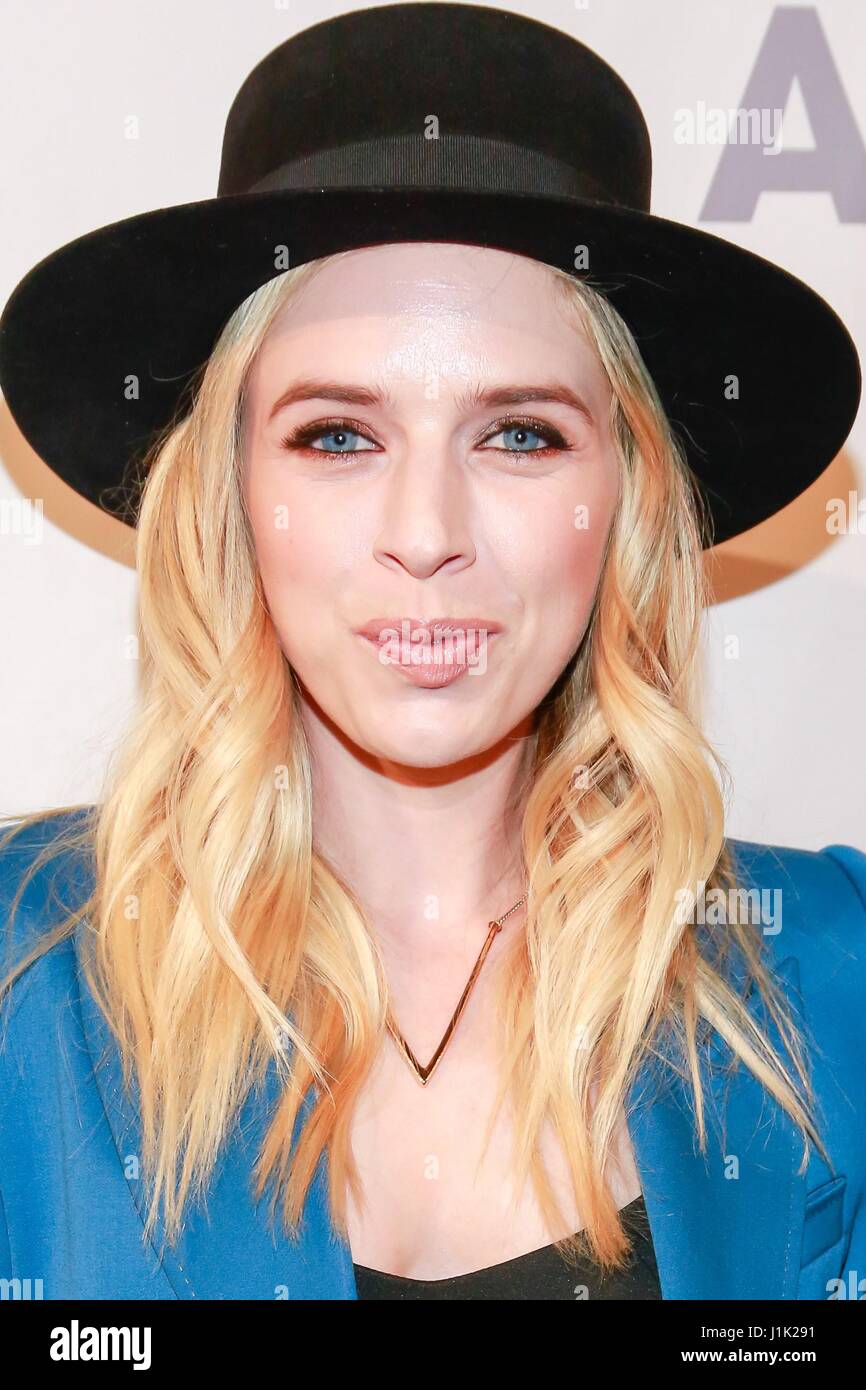 New York, NY, USA. 20th Apr, 2017. ZZ Ward at arrivals for ASPCA's ...