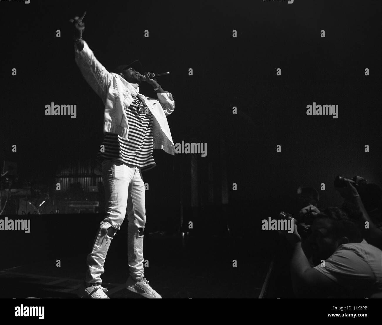 Miami Beach, FL, USA. 20th Apr, 2017. Big Sean performs during 'Big ...
