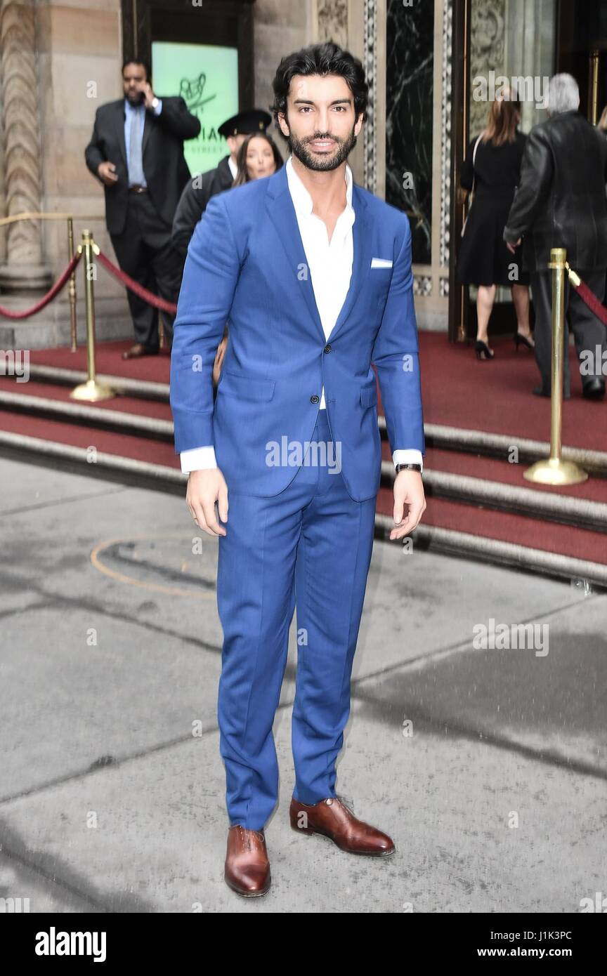 New York, NY, USA. 21st Apr, 2017. Justin Baldoni at arrivals for ...