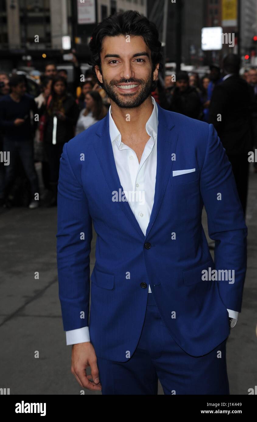 New York, NY, USA. 21st Apr, 2017. Justin Baldoni at arrivals for ...