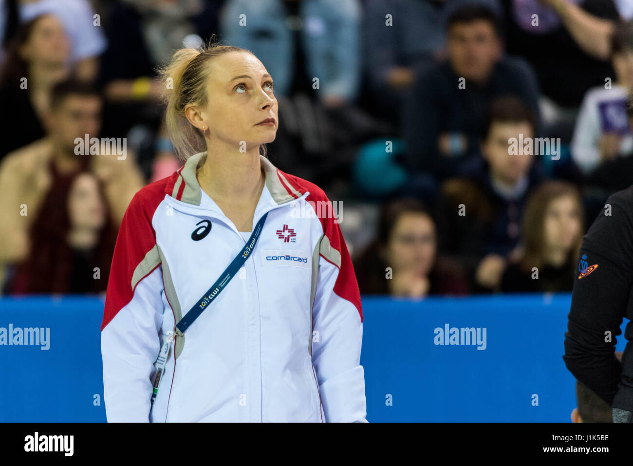 Natalia Mikhailova the coach of suisse team during the Women's ...