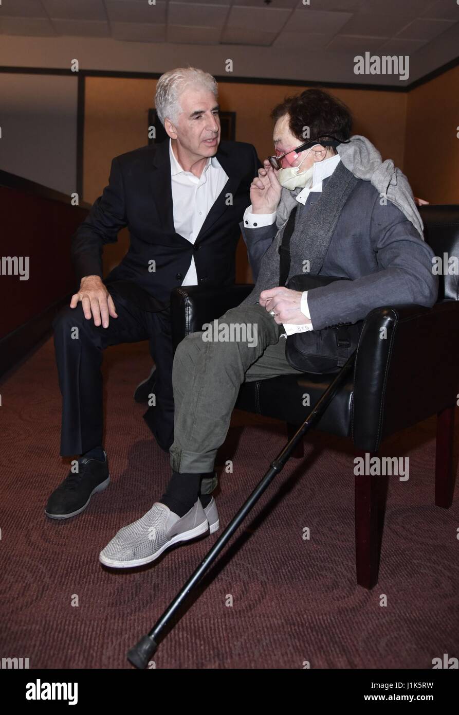 New York, NY, USA. 21st Apr, 2017. Oren Jacoby, Richard Hambleton at ...