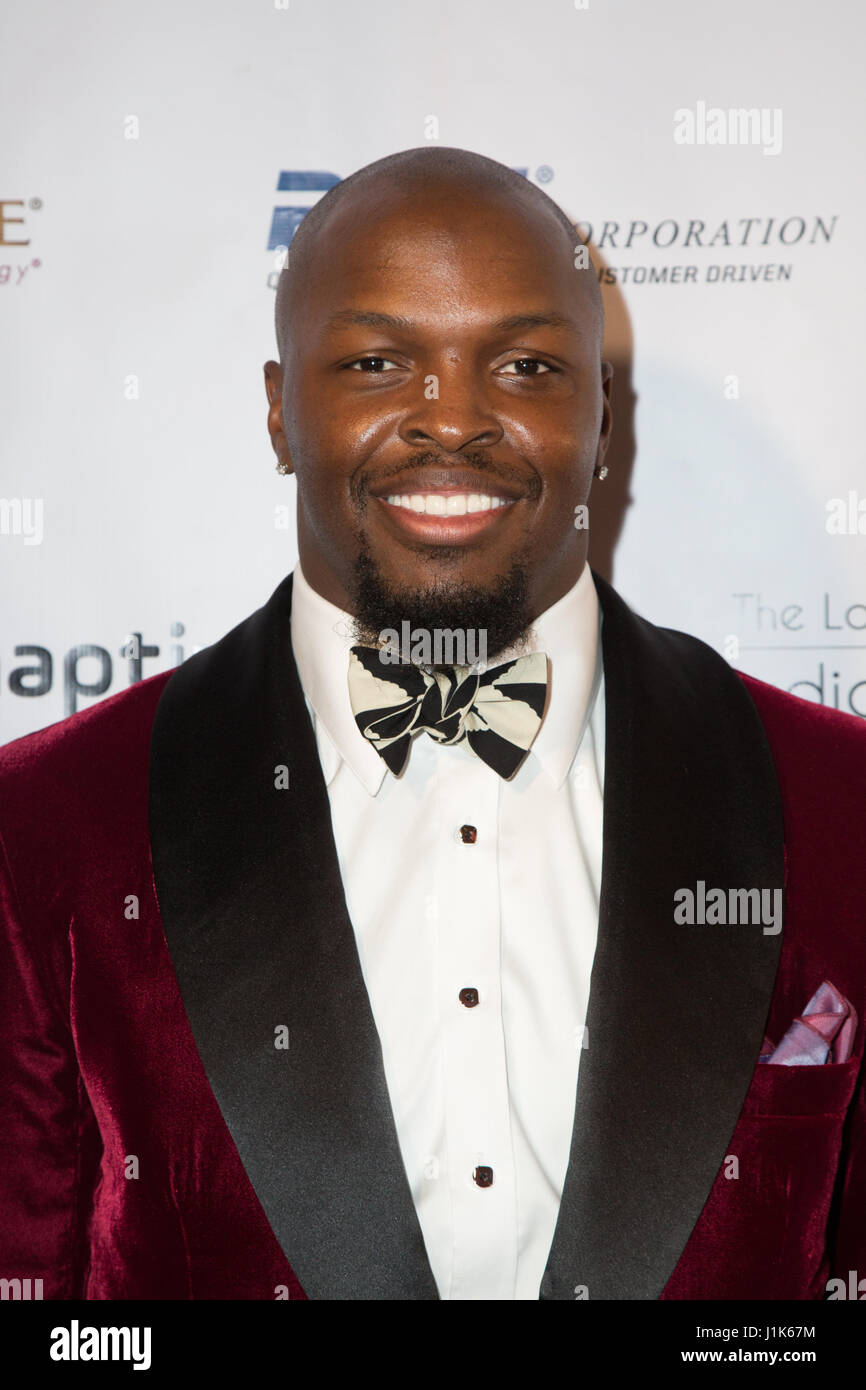 Los Angeles, California, USA. 20th April, 2017. NFL football player ...