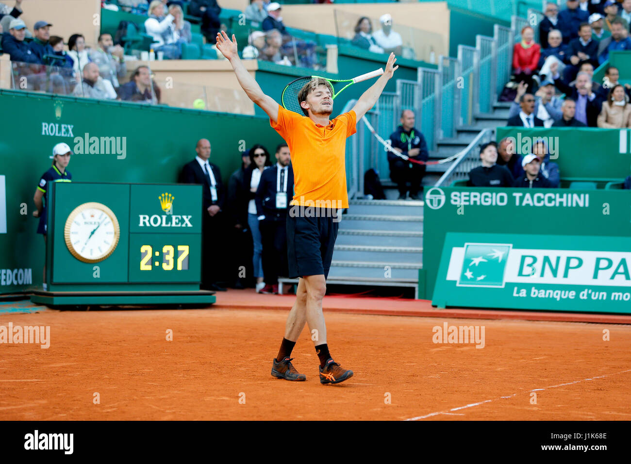 (170422) -- ROQUEBRUNE-CAP-MARTIN, April 22, 2017 (Xinhua) -- David ...