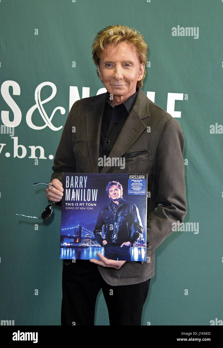 New York, NY, USA. 21st Apr, 2017. Barry Manilow at in-store appearance ...