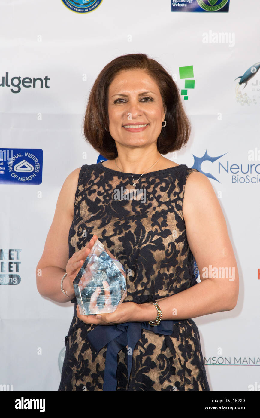 Los Angeles, California, USA. 20th Apr, 2017. Afsaneh Rabiei, Ph.D with ...