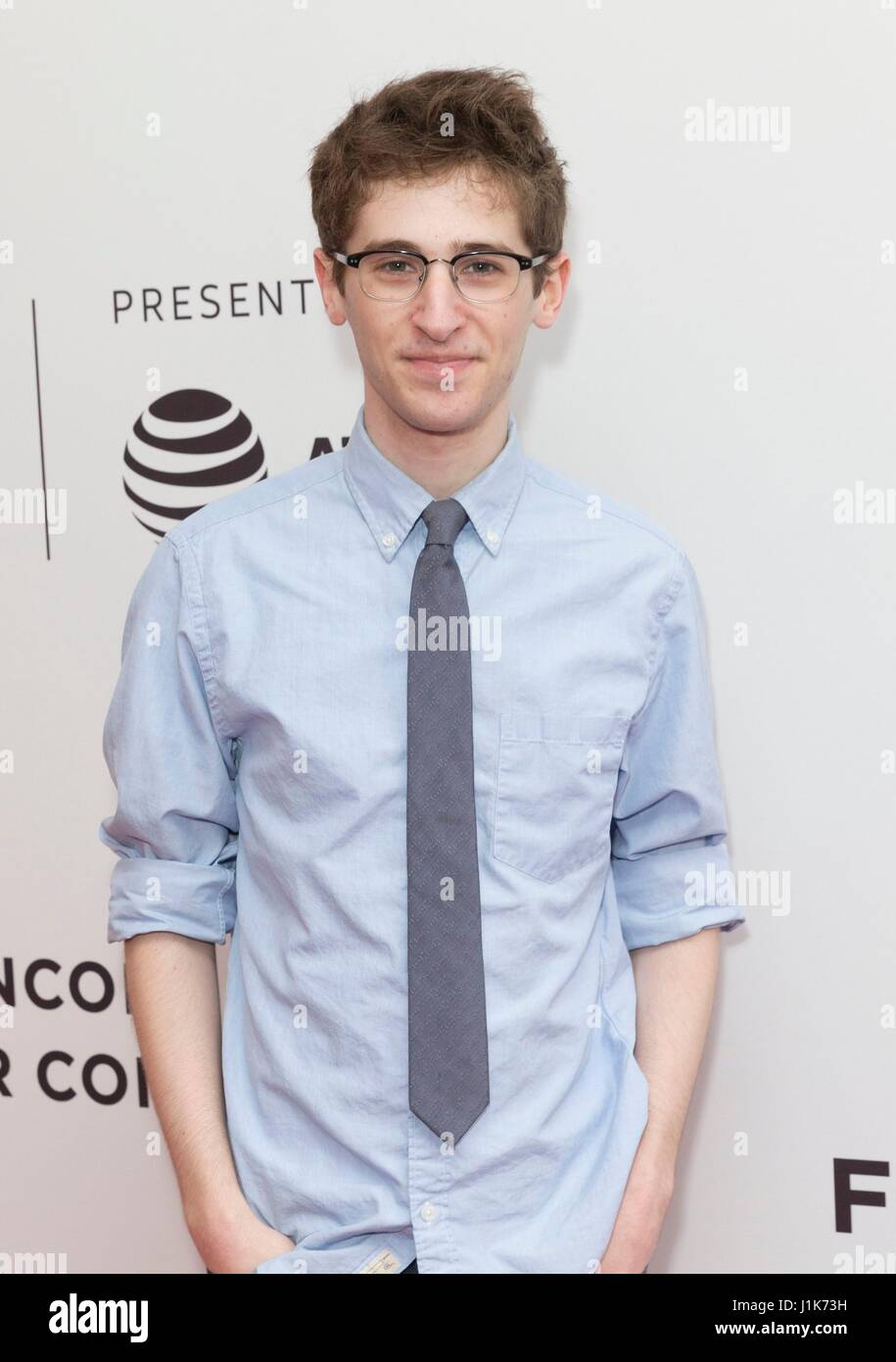 New York, NY, USA. 21st Apr, 2017. Noah Robbins at arrivals for ...