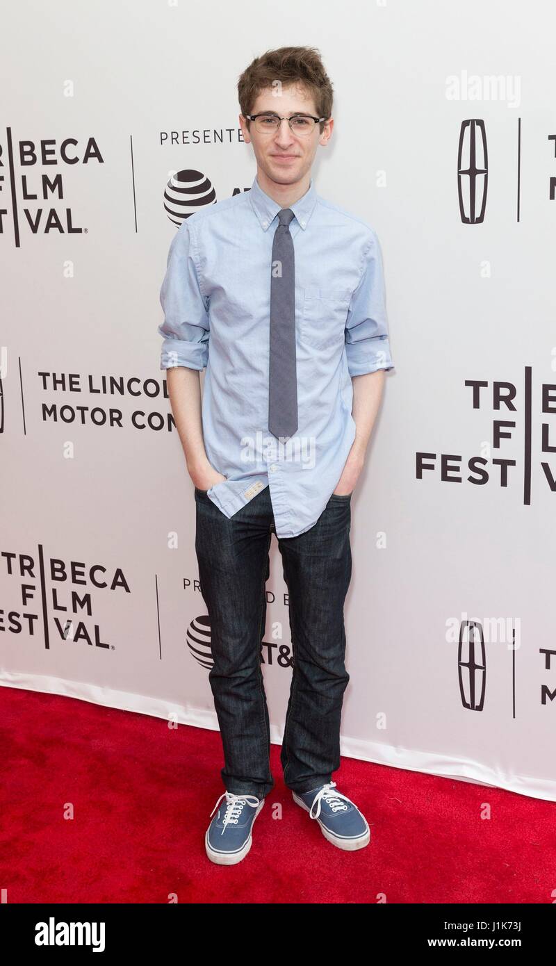 New York, NY, USA. 21st Apr, 2017. Noah Robbins at arrivals for ...