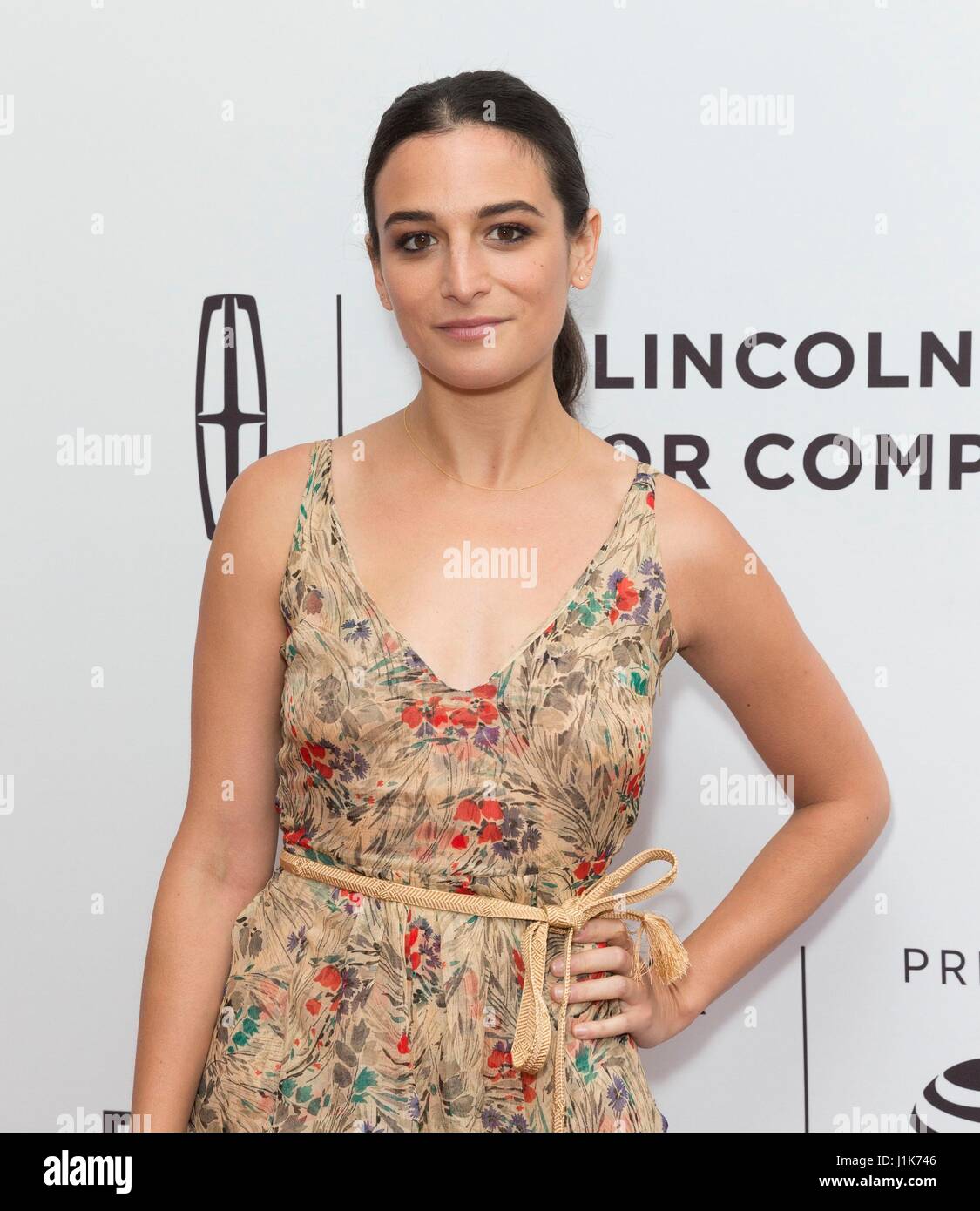 New York, NY, USA. 21st Apr, 2017. Jenny Slate at arrivals for AARDVARK ...