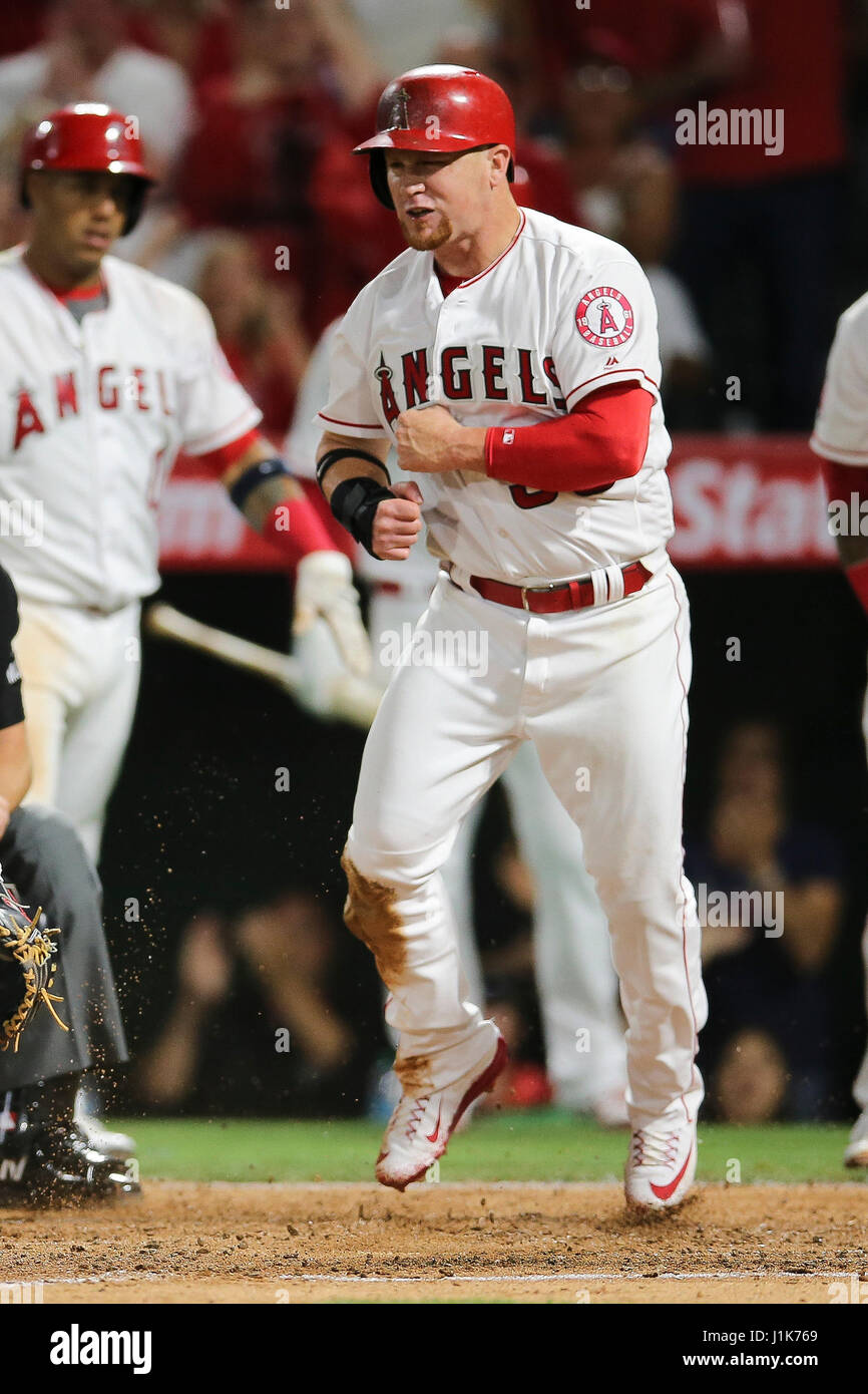 April 21, 2017: Los Angeles Angels right fielder Kole Calhoun #56 ...