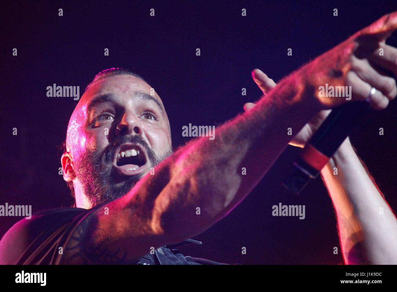 Jesse Leach Of Killswitch Engage High Resolution Stock Photography and ...