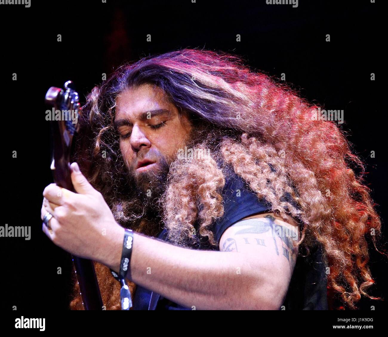 Claudio Sanchez Of Coheed And Cambria Stock Photos & Claudio Sanchez Of ...