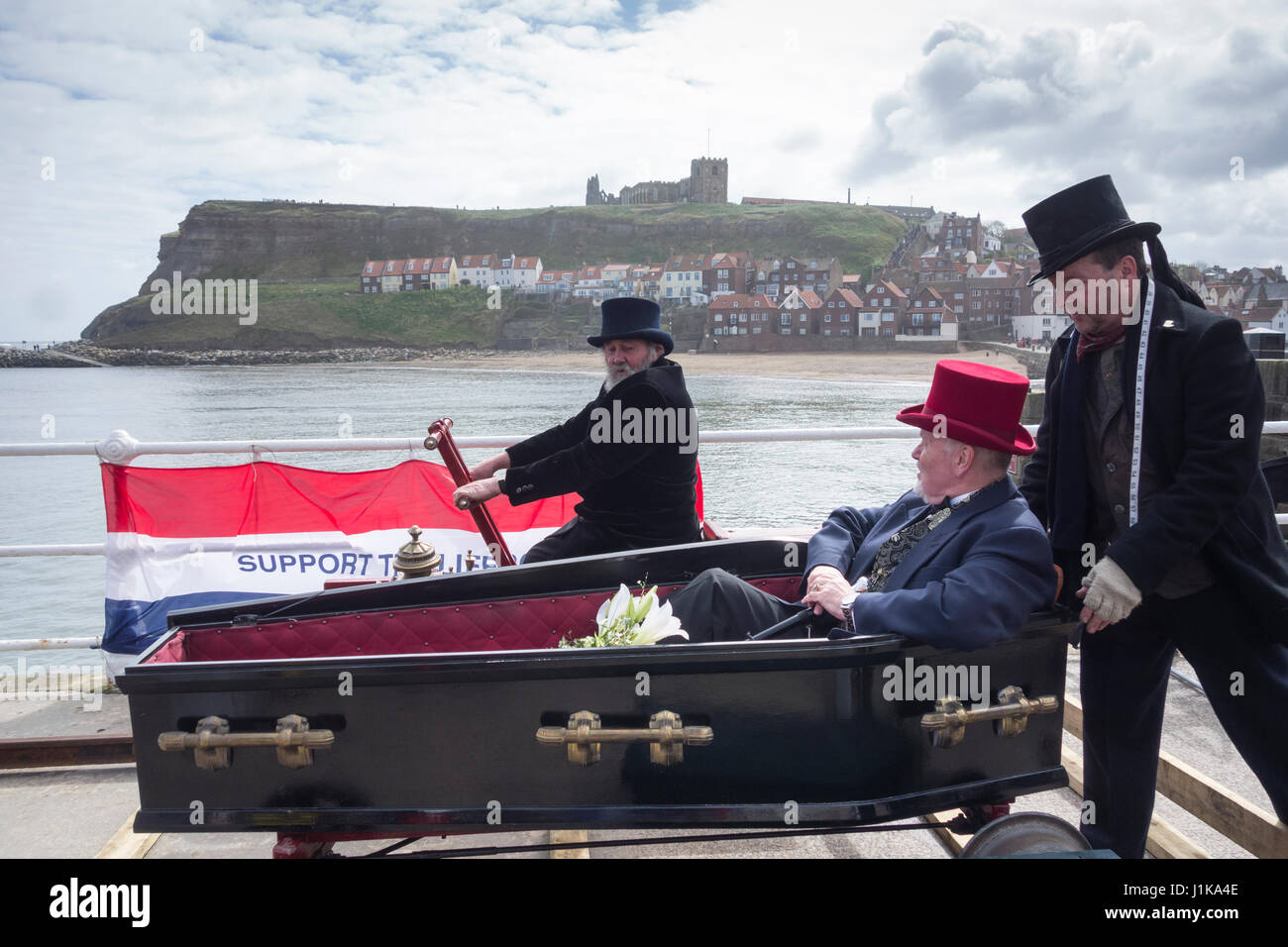 Whitby, North Yorkshire, England, UK. 22nd Apr, 2017. Weather: Early ...