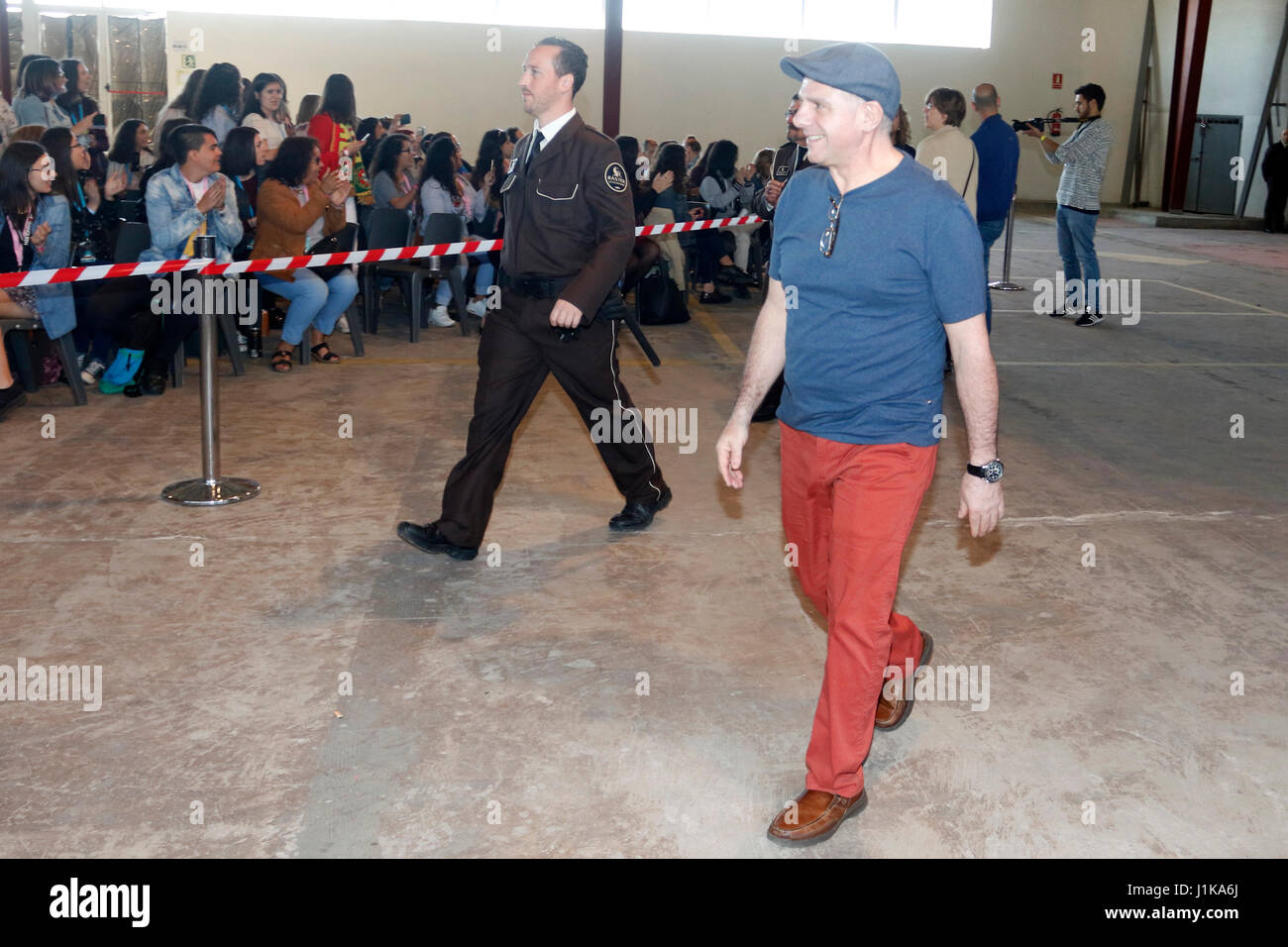 Barcelona, Spain. 22nd Apr, 2017. Actor Faustino Di Bauda from the cast ...
