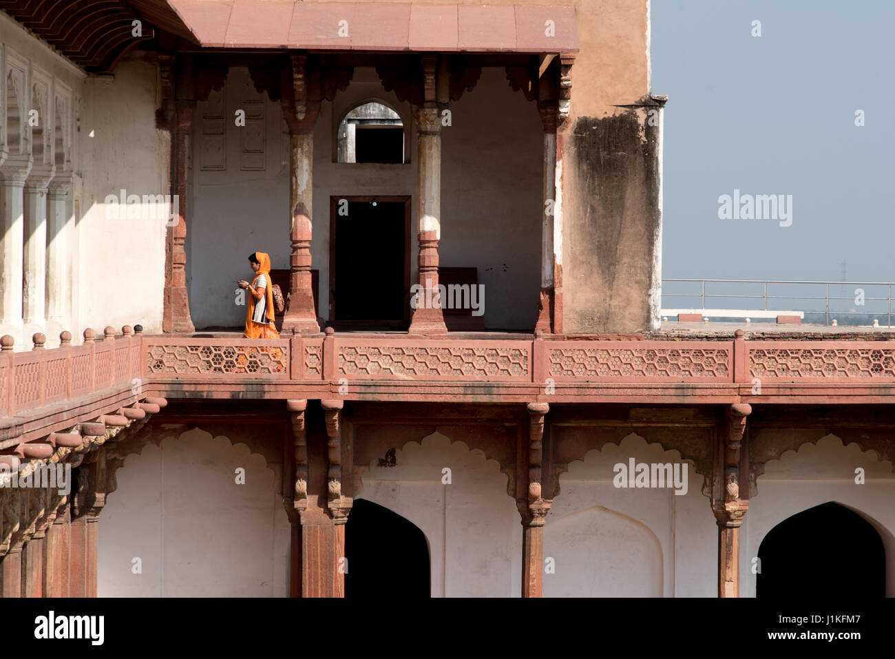 Woman agra fort hi-res stock photography and images - Alamy