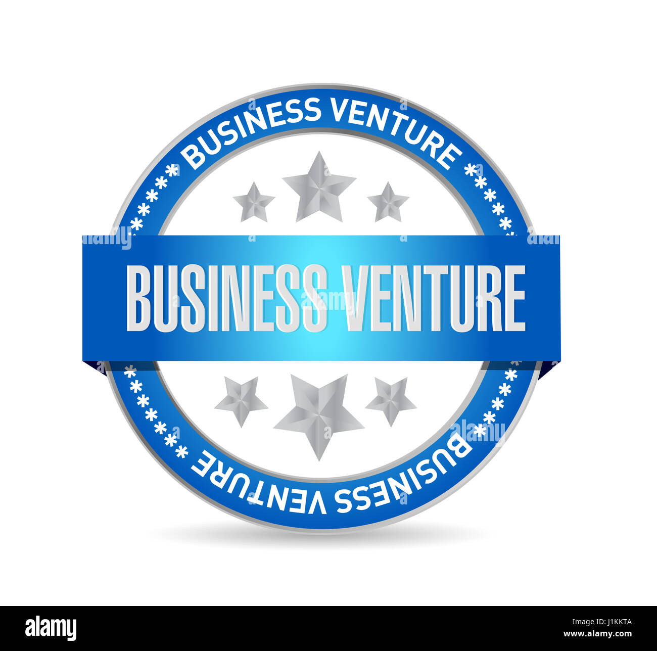 business venture seal sign concept illustration design isolated over ...