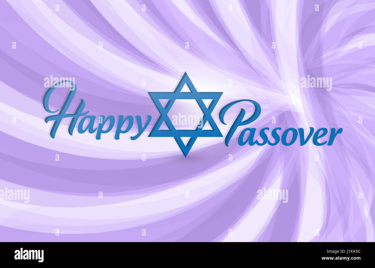 Happy passover sign card illustration design over a pink background ...