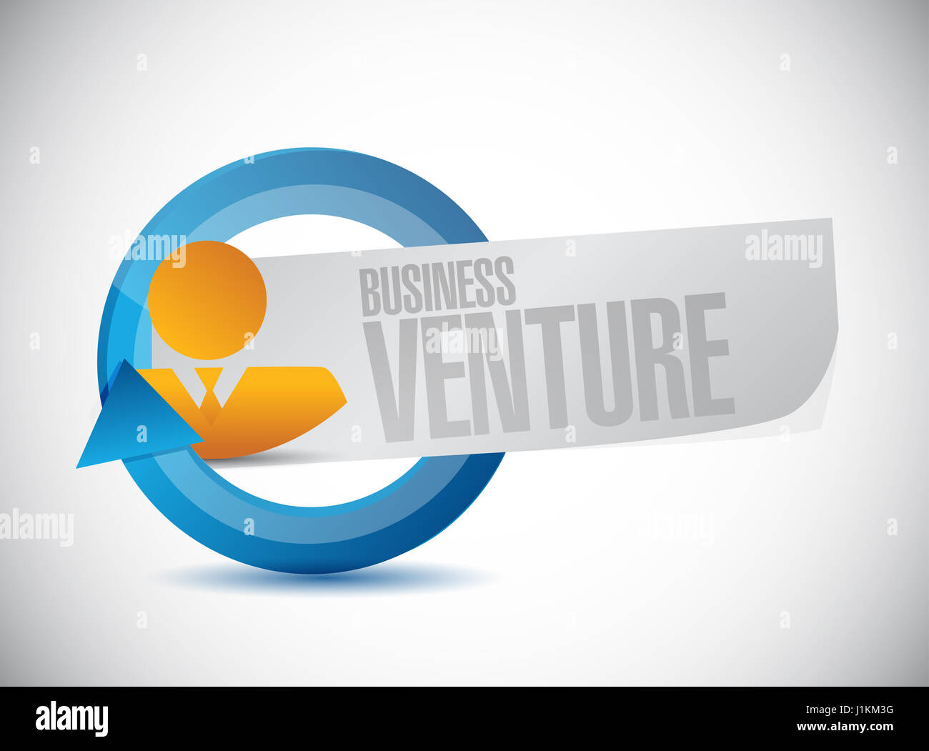 business venture avatar cycle sign concept illustration design Stock ...