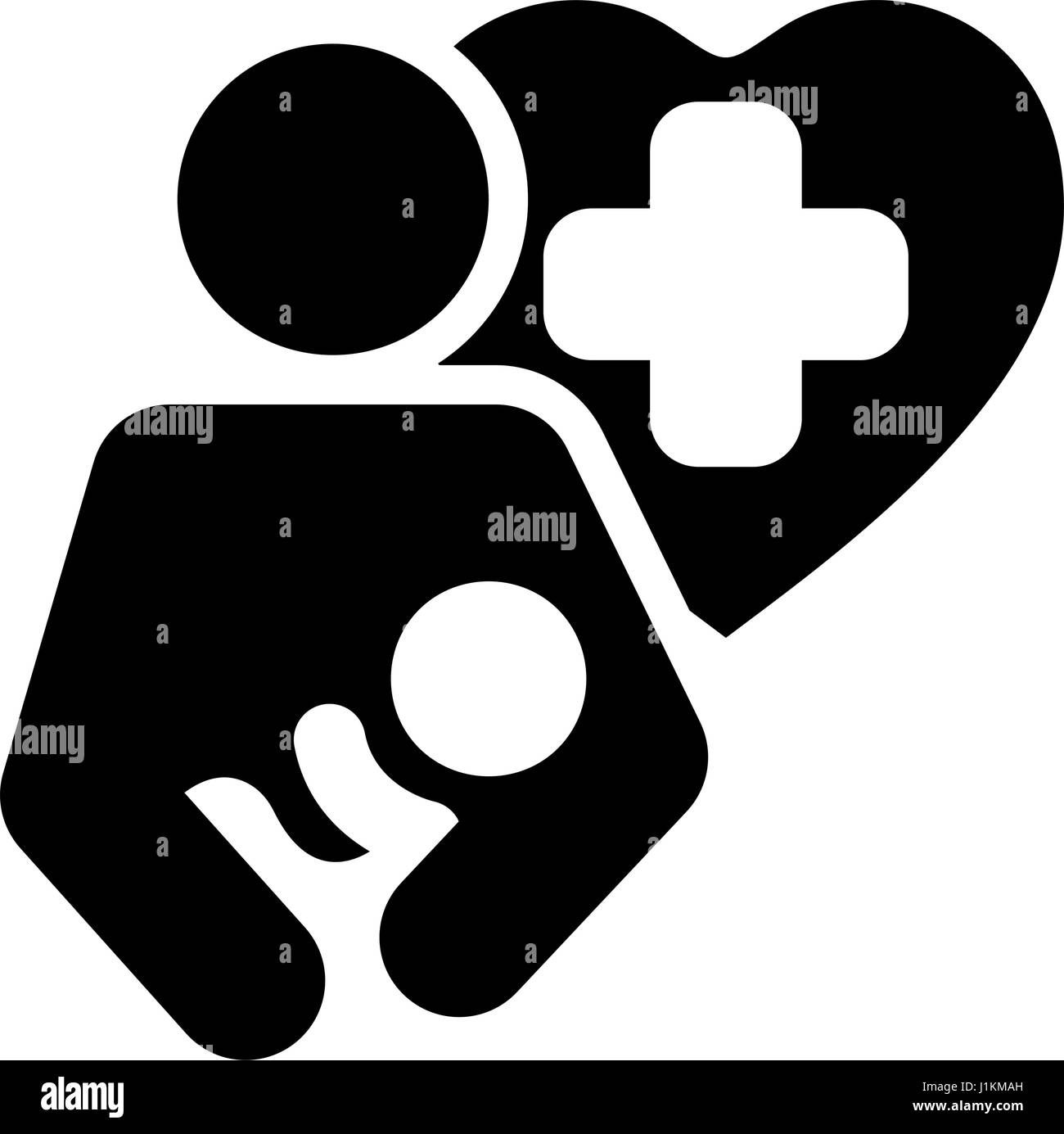 Life Care Icon. Flat Design Stock Vector Image & Art - Alamy