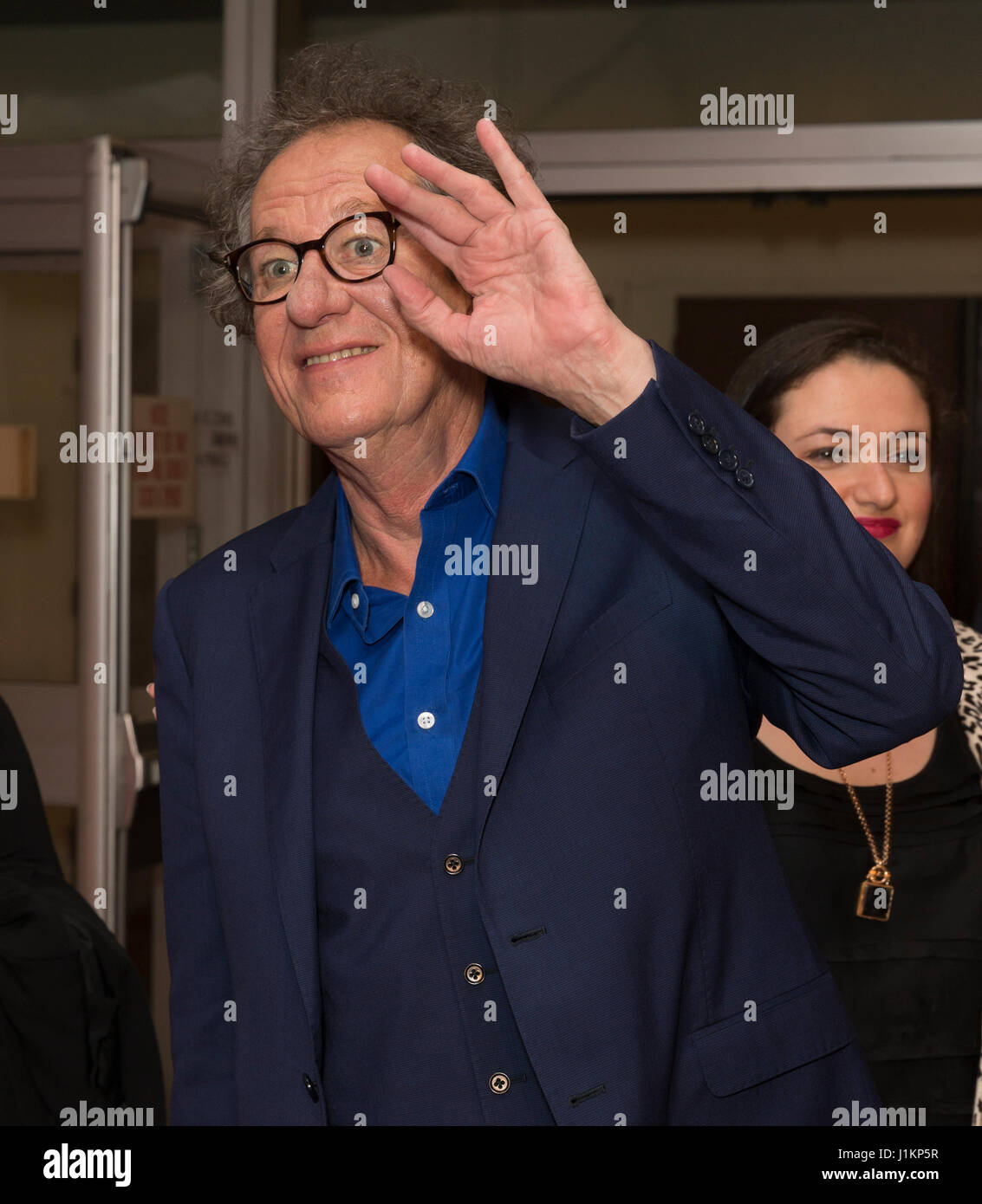 Geoffrey Rush attends the 2017 Tribeca Film Festival Genius screening ...