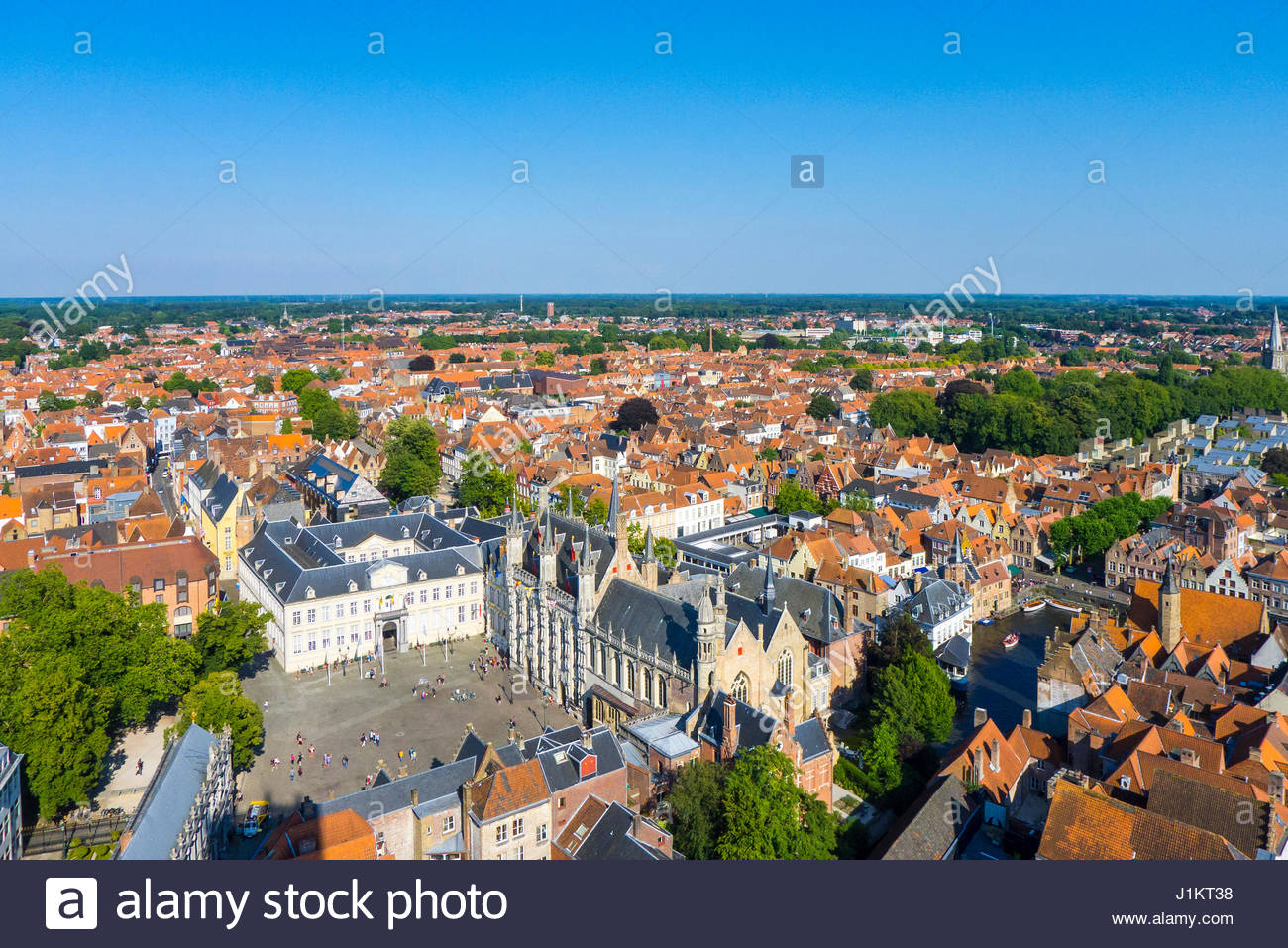 Aerial View Brugge High Resolution Stock Photography and Images - Alamy