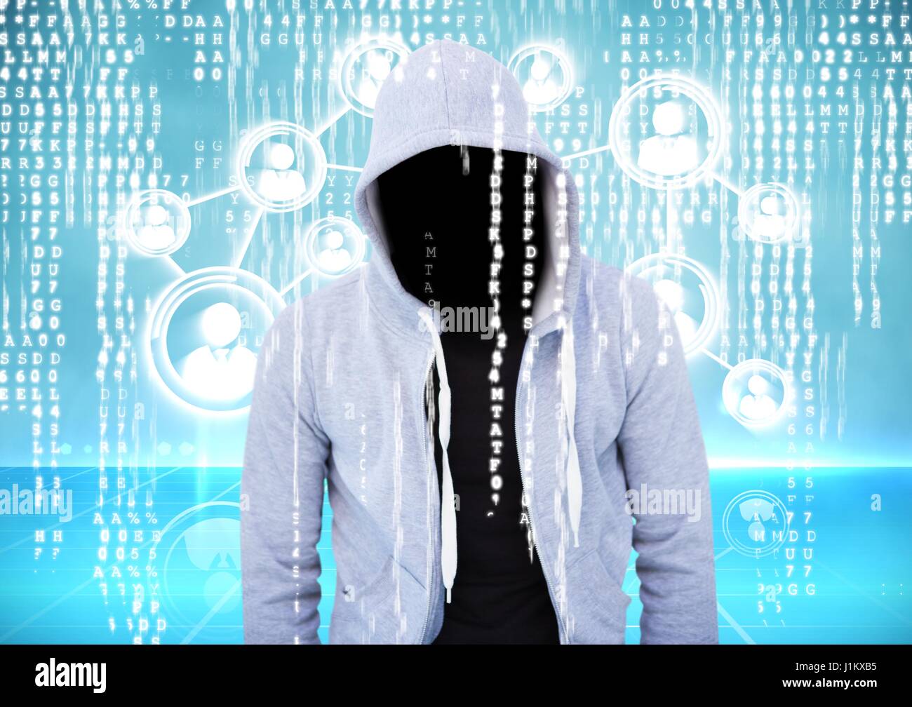 Digital composite black jumper hacker hi-res stock photography and ...