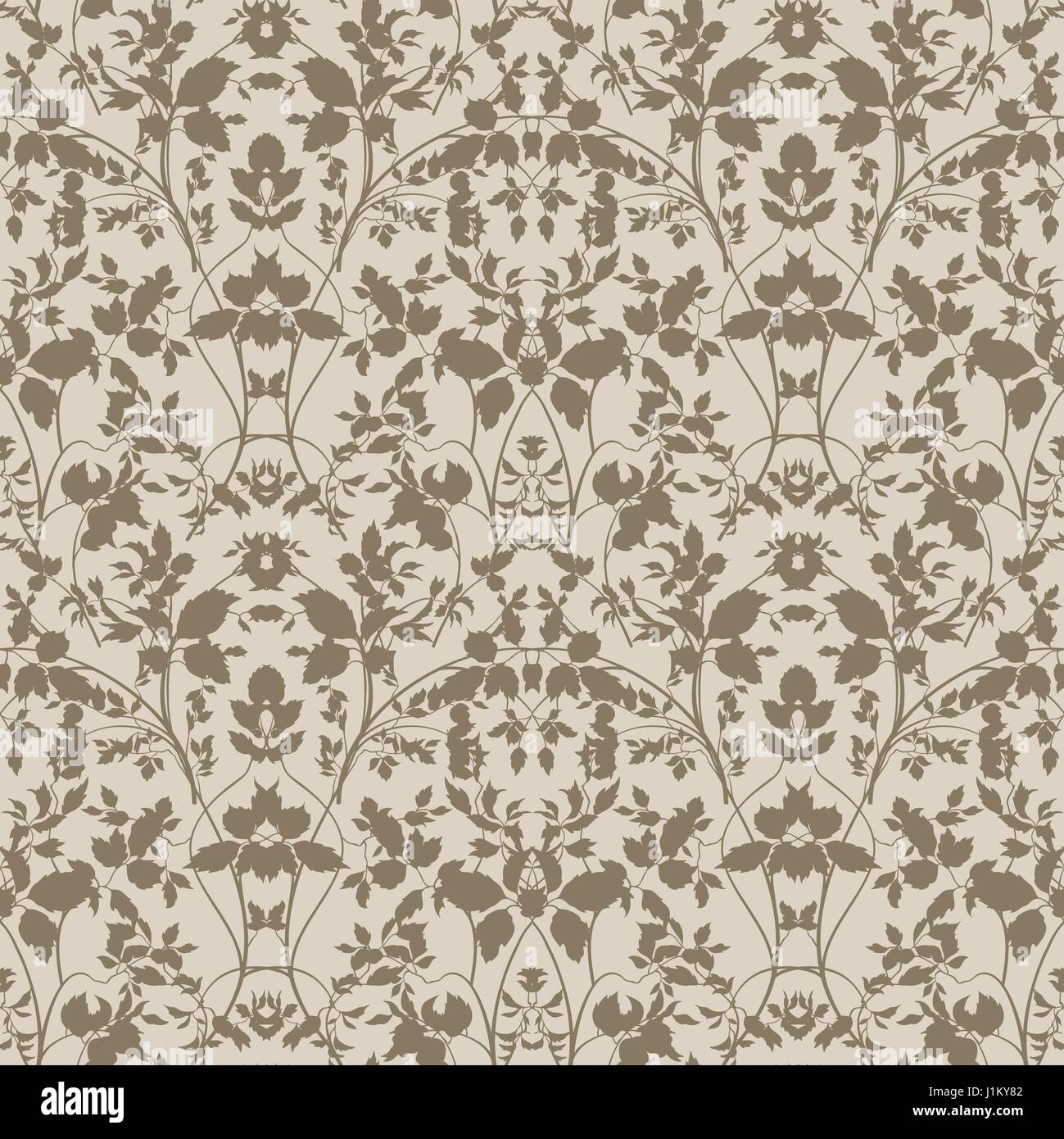 English floral pattern Stock Vector Images - Alamy