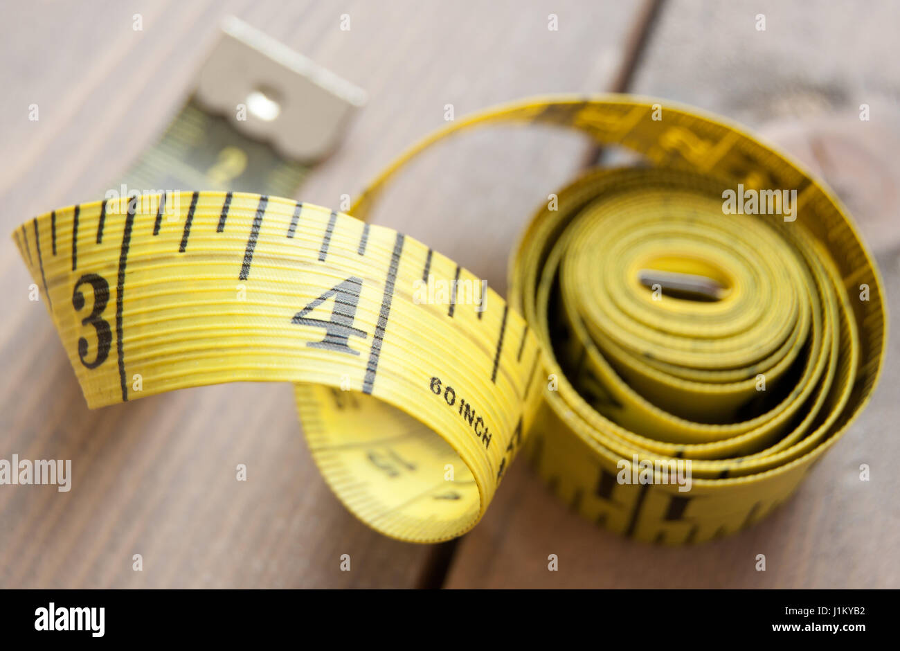 Close up of a tape measure Stock Photo - Alamy