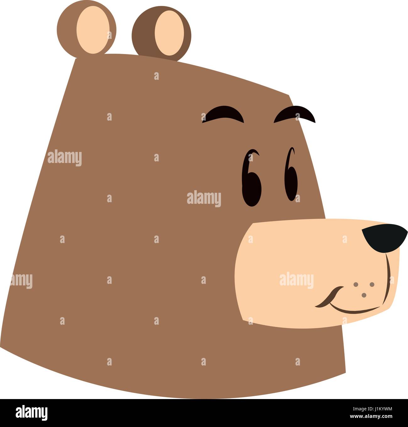 Isolated bear cartoon design Stock Vector Image & Art - Alamy