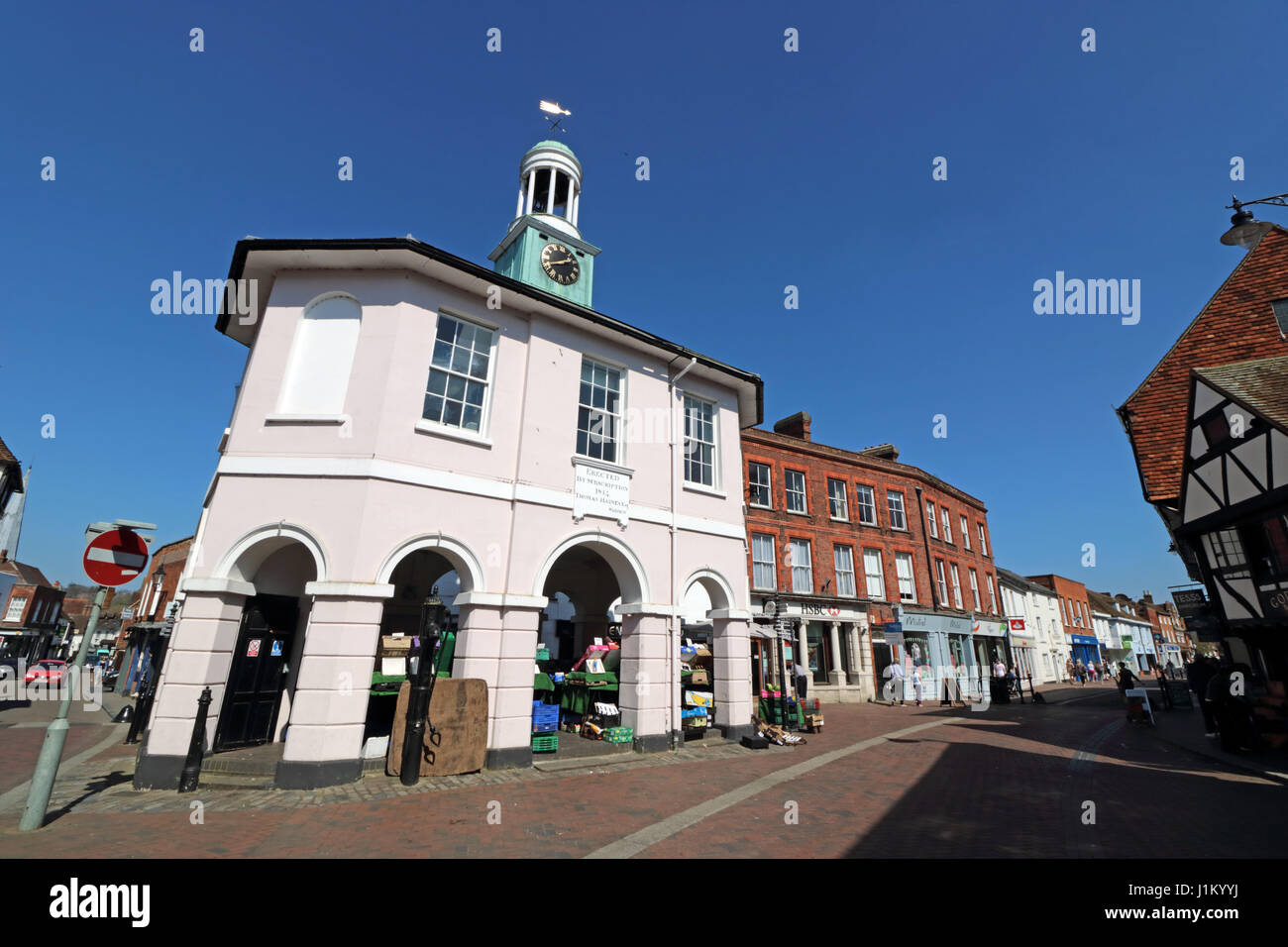 The Pepper Pot in the High Street, Godalming Surrey England Stock Photo ...