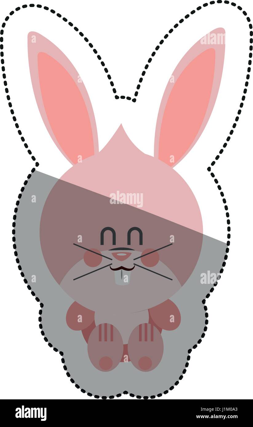 Isolated rabbit cartoon design Stock Vector Image & Art - Alamy