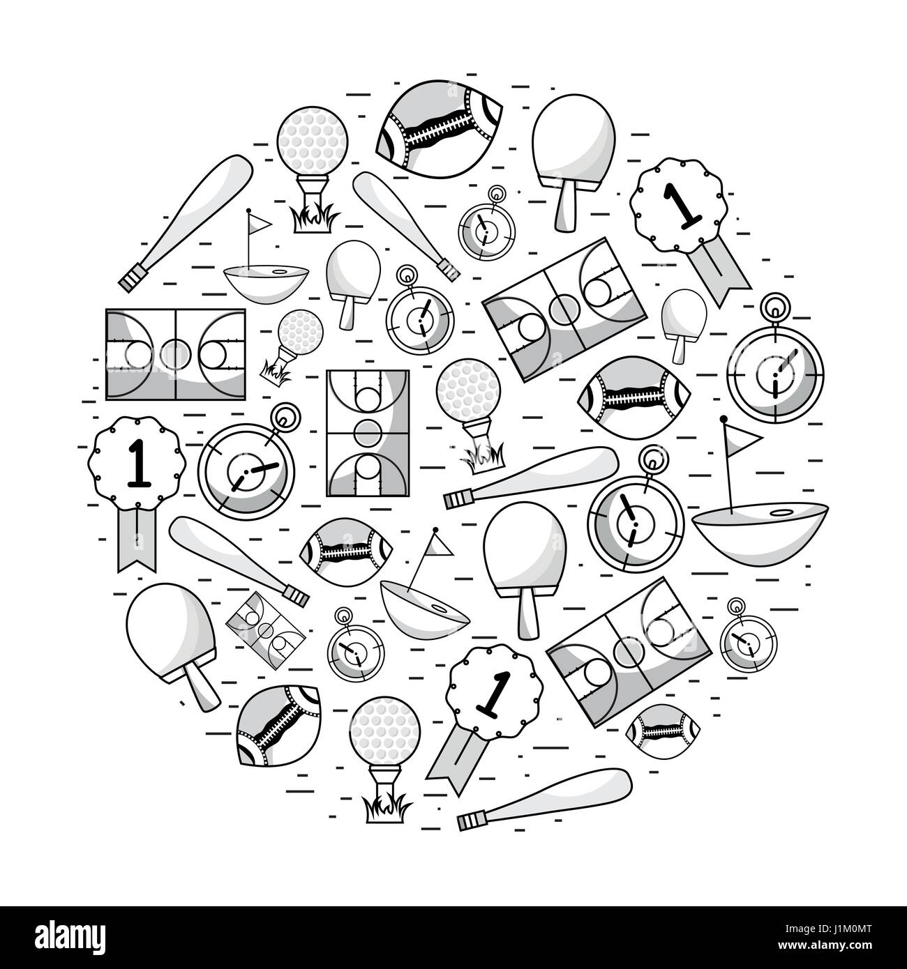 Team sports studio Stock Vector Images - Alamy