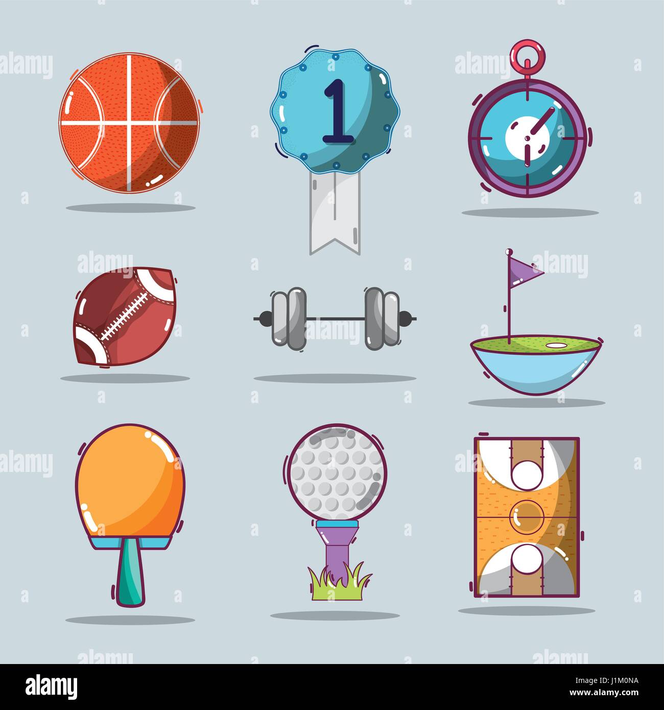 set of different play games tools Stock Vector Image & Art - Alamy