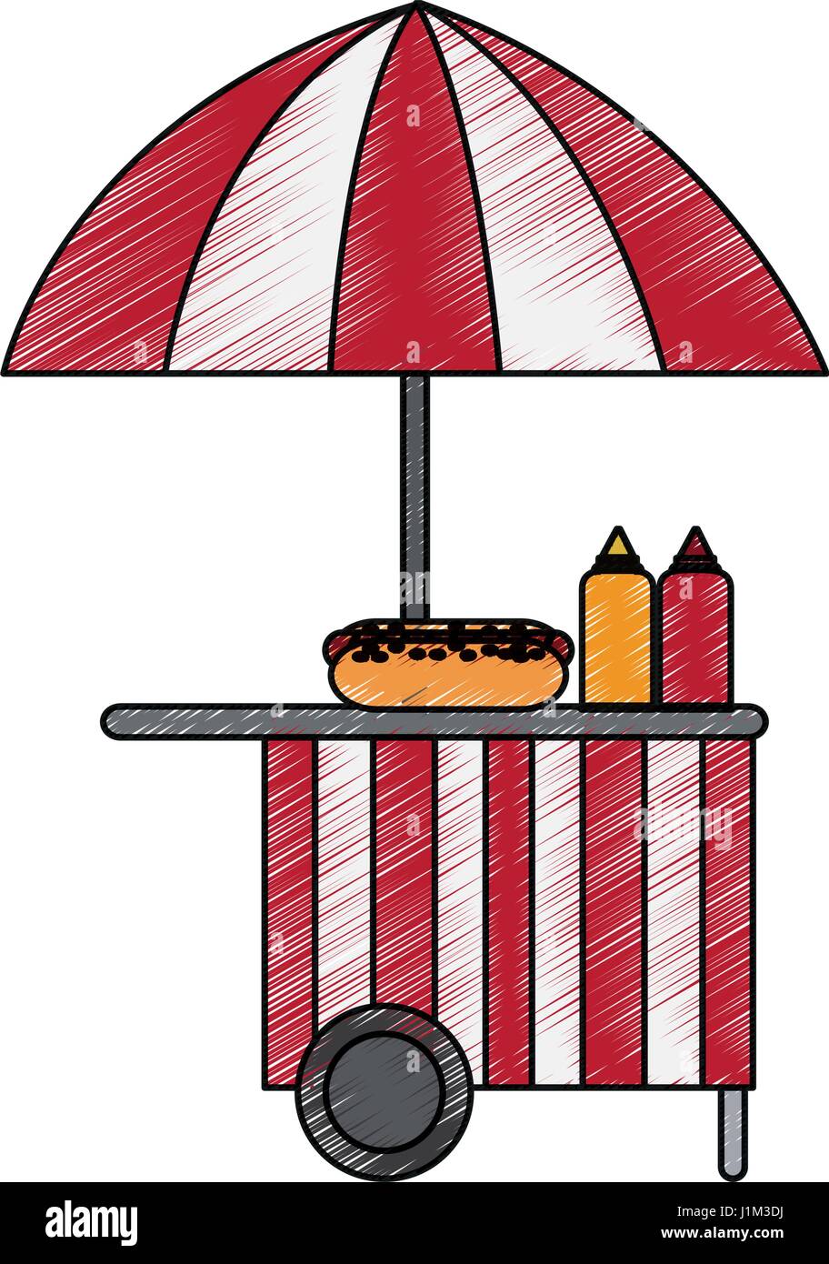 street food stand icon image Stock Vector Image & Art - Alamy