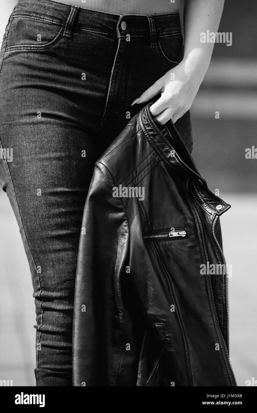 Modern trend look Black and White Stock Photos & Images - Alamy